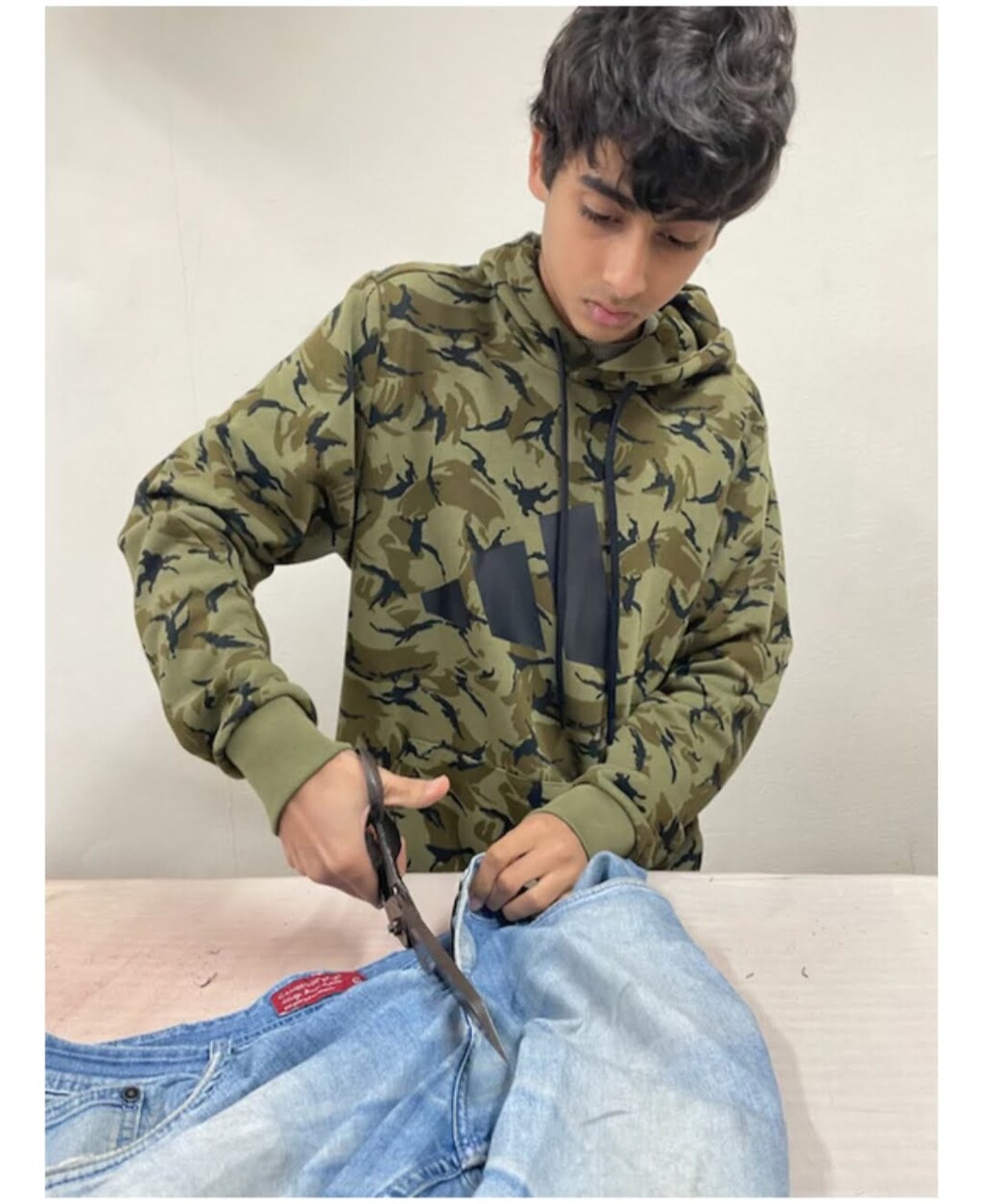 Making Best From Waste, This 16 YO Boy Turned 1400 Waste Jeans Into ...